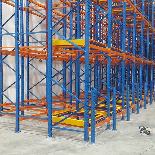 6500 Series Heavy Push Back Pallet Racking System - Mr Space Storage System