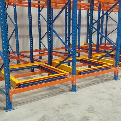 6500 Series Heavy Push Back Pallet Racking System - Mr Space Storage System