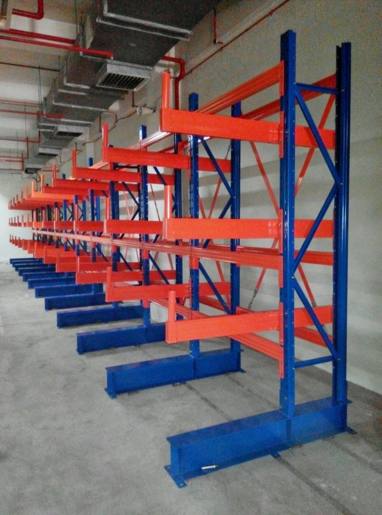 7000 Series Heavy Duty Wall Cantilever Racking System - Mr Space ...